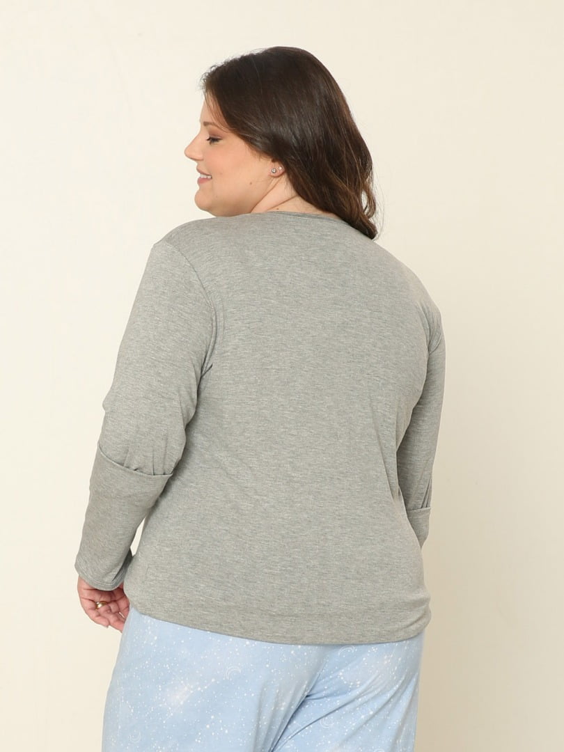 PIJAMA FEMININO LORENA PLUS SIZE - Pijamas dos Sonhos